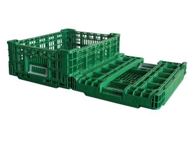 中国 メッシュスタイル 400x300x140mm 果物や野菜のためのプラスチック箱 オレンジ 環境に優しい 販売のため