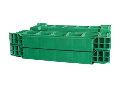 中国 メッシュスタイル 400x300x140mm 果物や野菜のためのプラスチック箱 オレンジ 環境に優しい 販売のため