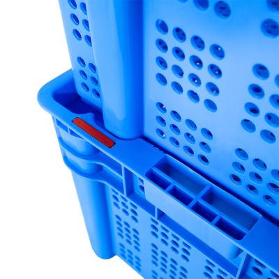 Cina La raccolta logistica semplificata con una cassa di plastica a maglia ventilata impilabile e instabile in vendita