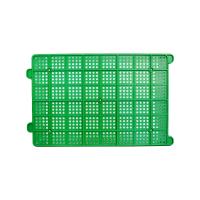 China Vented Collapsible Plastic Storage Crate for Durable and Lightweight Storage for sale