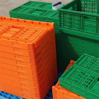 Cina Cucina a maglia arancione contenitori impilabili contenitori di stoccaggio contenitori per cassetti del frigorifero in vendita
