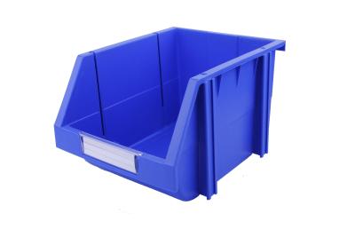 China Optimaliseer uw magazijn Plastic plank bin met stapelbaar ontwerp en optionele splitser Te koop