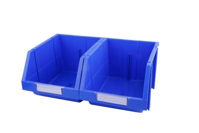 China Optimaliseer uw magazijn Plastic plank bin met stapelbaar ontwerp en optionele splitser Te koop