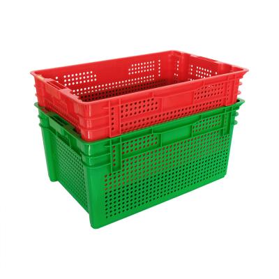 Cina ISO9001 Certificato Tourtop Plastic Moving Crates Stackable Meat Lugs per il Nord America in vendita
