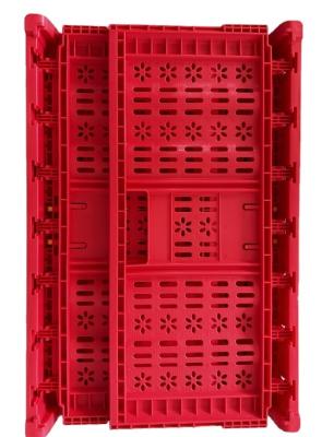China Storage Function Mesh Style Collapsing Square Crate voor melkflessen opslagbakken Te koop