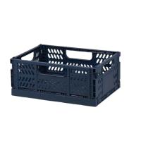 China ECO Friendly PP Plastic Desk Crate Stackable Collapsible and Foldable for Organization for sale
