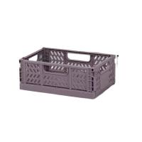 China ECO Friendly PP Plastic Desk Crate Stackable Collapsible and Foldable for Organization for sale