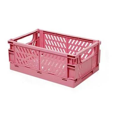 Cina ECO Friendly PP Plastic Desk Crate Stackable Pallabile e pieghevole per l'organizzazione in vendita
