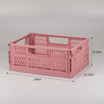 Cina Convenient Mesh Plastic Crates per ufficio scrivania impilabile e blu NO Design pieghevole in vendita