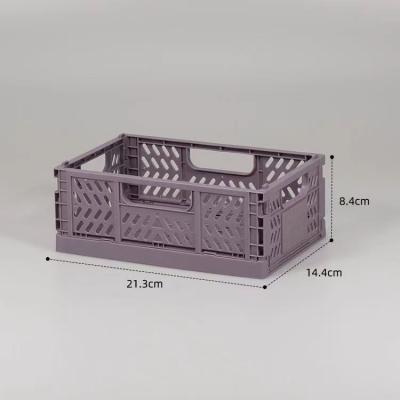 Cina Convenient Mesh Plastic Crates per ufficio scrivania impilabile e blu NO Design pieghevole in vendita