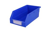 China Back Hanging Stacking Box Industrial Storage Plastic Shelf Bin Workbench Classification Crate for sale