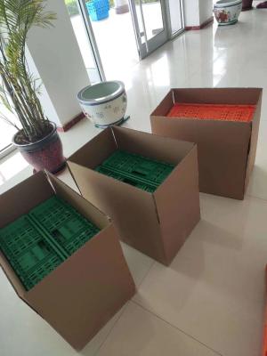 Cina Cassa di pallet in plastica pieghevole perfetta per lo stoccaggio di frutta e verdura a maglia grande in vendita