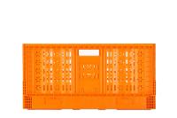 China Foldable Plastic Vegetable Crate Convenient Storage Solution for Fruits and Vegetables for sale