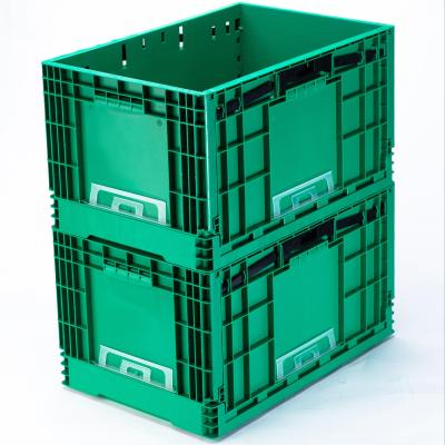 中国 PP 倉庫 積み重ねられる収納容器 折りたたむプラスチック 転用箱 400*300*230mm 販売のため