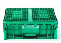 China Professional Foldable Collapsible Stackable Plastic Turnover Box for Logistics Needs for sale