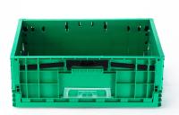 China Blue Folding Container Collapsible Plastic Crate for Versatile Storage Solutions for sale
