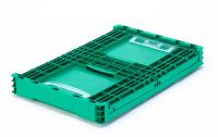 China Blue Folding Container Collapsible Plastic Crate for Versatile Storage Solutions for sale