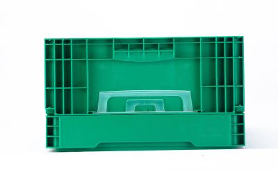 China Stapelbare plastic opslagcontainer voor eenvoudig stapelen en nestelen in het magazijn Te koop