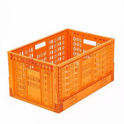 China Cesto de plástico de caixa dobrável PE para armazenamento e organização de mesa à venda