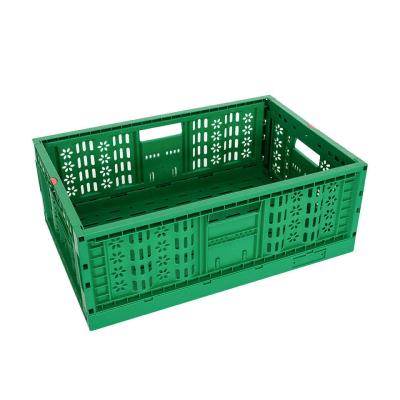 China PE caixa de armazenamento dobrável multifuncional exterior plástico de recipiente dobrável laranja à venda