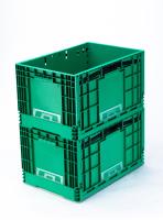 China Customized Logo Tool Storage Collapsible Plastic Container for Warehouse Storage for sale