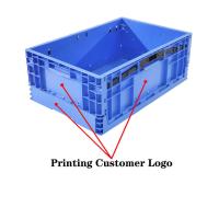 China Customized Logo Tool Storage Collapsible Plastic Container for Warehouse Storage for sale