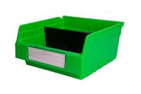 China Solid Plastic Nesting Bin Storage Tray with Divider Industrial Warehouse Storage Solution for sale