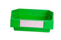 China Solid Plastic Nesting Bin Storage Tray with Divider Industrial Warehouse Storage Solution for sale
