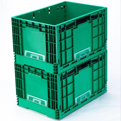 China Container de plástico dobrável solução reutilizável e economizadora de espaço para necessidades de mudança à venda