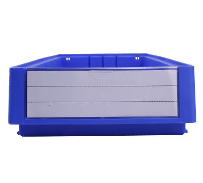 China Conveniente Solid Box Estilo Eco-friendly PP Stack Bin Ferramentas Prateleira de armazenamento com divisor à venda