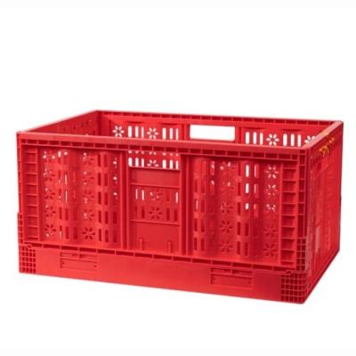 China Capacidade de carga de 30 kg Caixa de armazenamento de plástico dobrável para armazenamento industrial em dispositivos móveis à venda