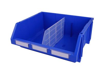 Cina 392x334x94mm Dimensione interna Custom Industrial Stacking PP Box per contenitori di materiale plastico in vendita