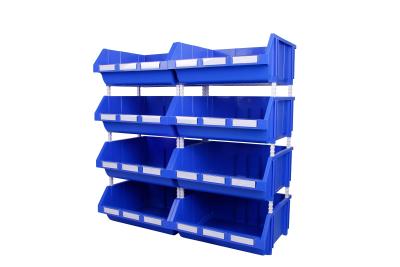 Cina 392x334x94mm Dimensione interna Custom Industrial Stacking PP Box per contenitori di materiale plastico in vendita