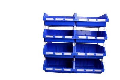 Cina 392x334x94mm Dimensione interna Custom Industrial Stacking PP Box per contenitori di materiale plastico in vendita