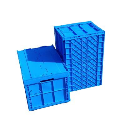 Cina Grande rete arancione stile parete solida logistica magazzino immagazzinamento fatturato contenitori di cestini con coperchio in vendita