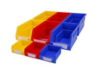 China Eco-friendly Plastic Bin for Small Part PP Tools Storage Container Solid Box Style for sale
