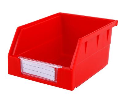 Cina Logo personalizzato Rectangle Office Organizer Bins PP Stackable Solid Boxes per piccole parti in vendita
