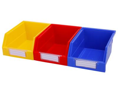 Cina Logo personalizzato Rectangle Office Organizer Bins PP Stackable Solid Boxes per piccole parti in vendita