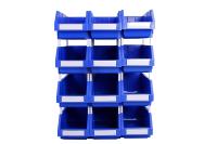 China 100% PP Stacking Bin Plastic Storage Organizer Equipment Storage with Customer Logo for sale