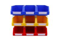 China Warehouse Equipment Storage Stack Parts Tool Plastic Bin with and Customized Color for sale