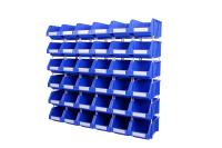 China Warehouse Equipment Storage Stack Parts Tool Plastic Bin with and Customized Color for sale