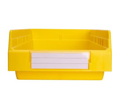 Cina Contenitori di plastica per scaffali di dimensioni interne 480x277x88mm Contenitori impilabili con logo personalizzato per banchi da lavoro in vendita