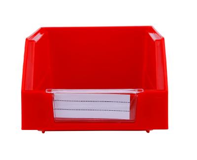 China Caixas de armazenamento de plástico ecológicas Empilhadeira industrial Caixa de prateleira de cor personalizada de PP à venda