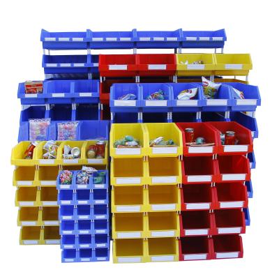 China Caixa organizadora de armazenamento de plástico de cor personalizada para peças pequenas e ferramentas no armazém à venda