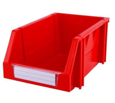 China 128x222x59mm Tamanho interno Caixa de prateleira de plástico industrial para soluções de armazenamento fáceis à venda