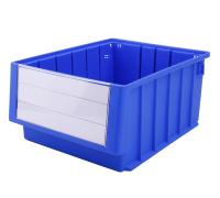 China PP Removable Stackable Shelf Bin Industrial Storage Boxes Plastic Parts Bins Crates for sale