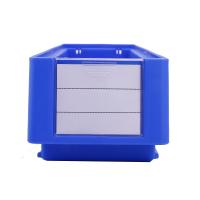 China Customized Color PP Stack Bin Storage Solid Box with Partition Heavy Duty and Durable for sale