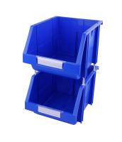 China Customized Workshop Shelf Bin for Tools Plastic Warehouse Storage Bin Hanging Toolspare Stacking Box for sale