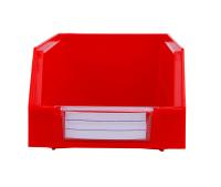 China Solid Box Storage Bins Stackable Plastic Crate for Small Parts and Open Front Access for sale