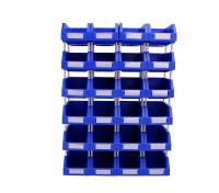 China Multi Function Spare Parts Storage Plastic Solid Box with Customized Color PP Hanging Bins for sale